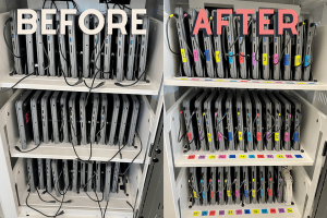 Computer Cart Organization - For All Grades! - The Educator Mom