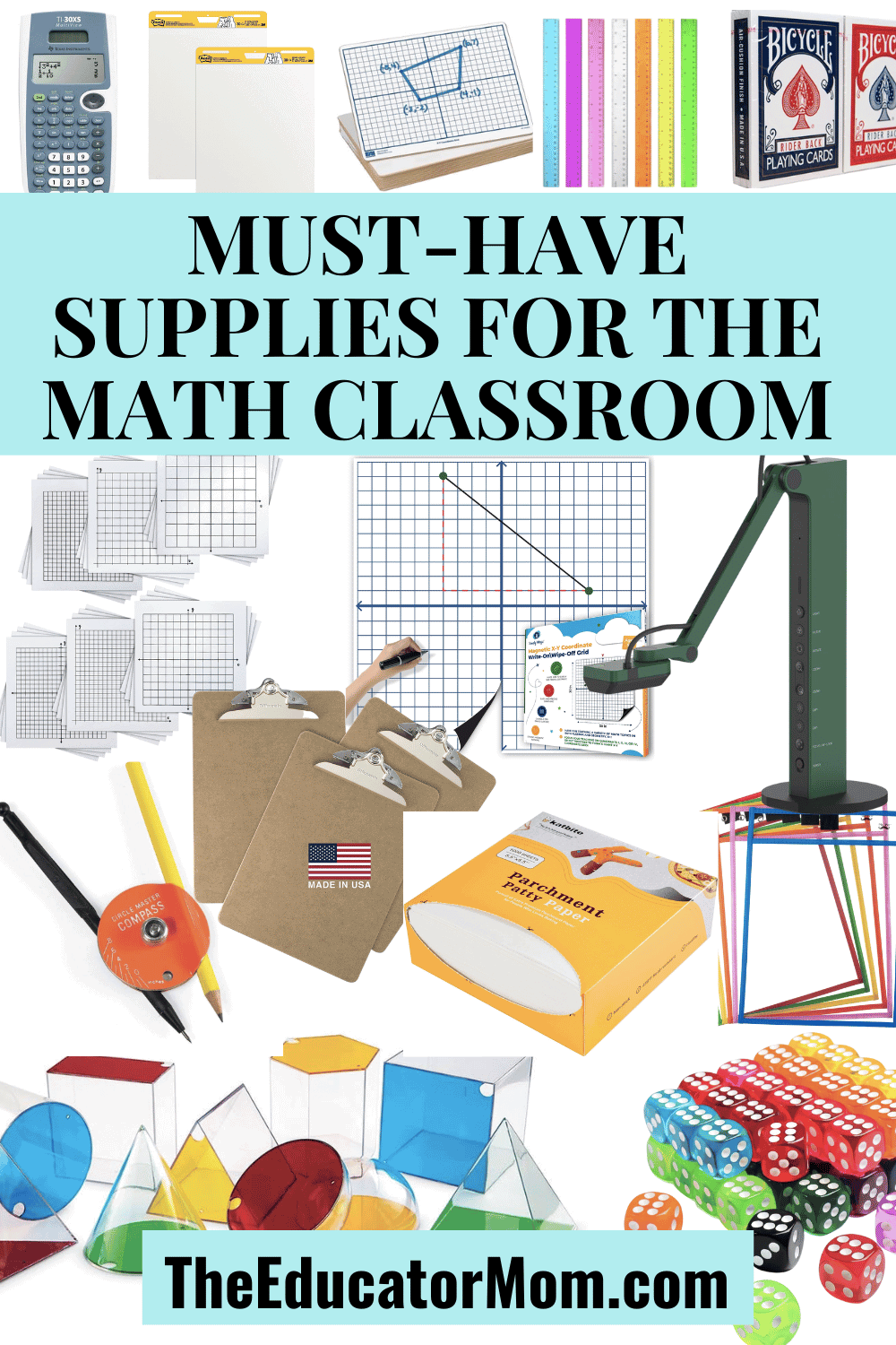 Must-Have Supplies Every High School Math Teacher Needs - The Educator Mom