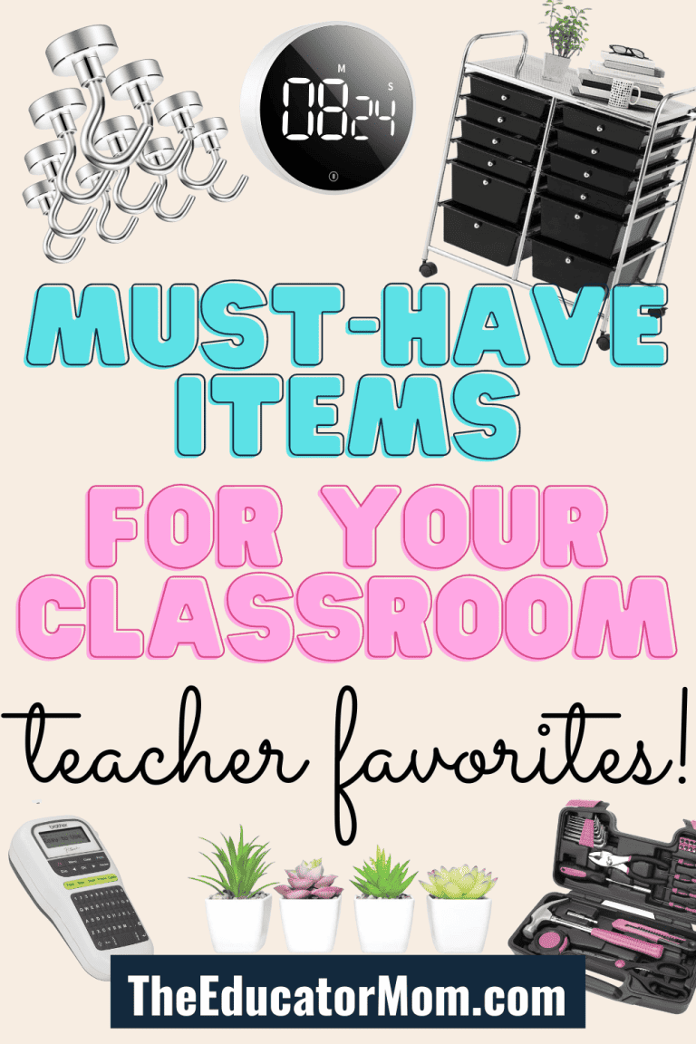 Must-Have Items for Your Classroom: Teacher Favorites! - The Educator Mom